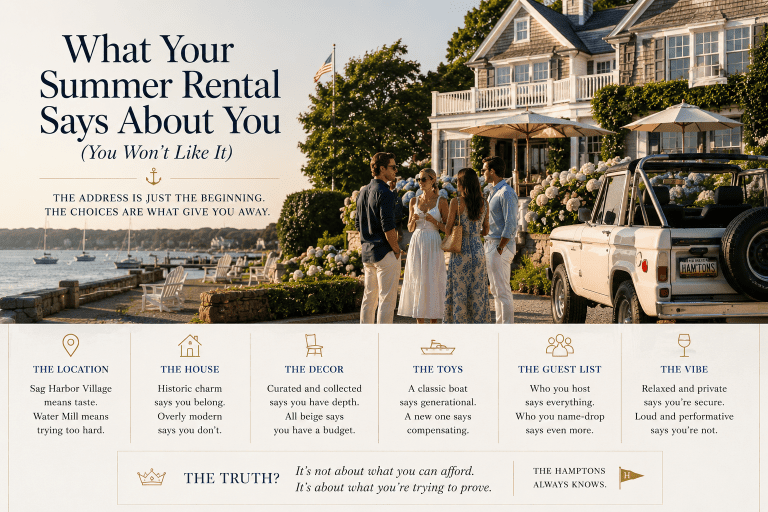What Your Hamptons Summer Rental Says About You