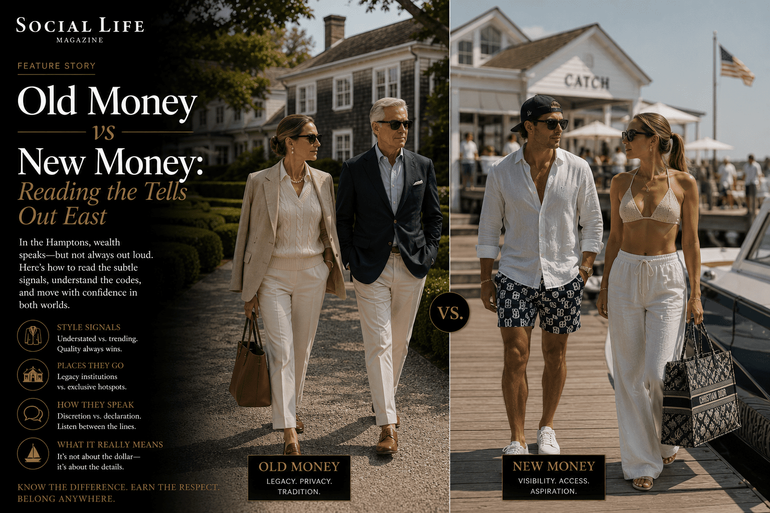 Old Money vs New Money: Reading the Tells