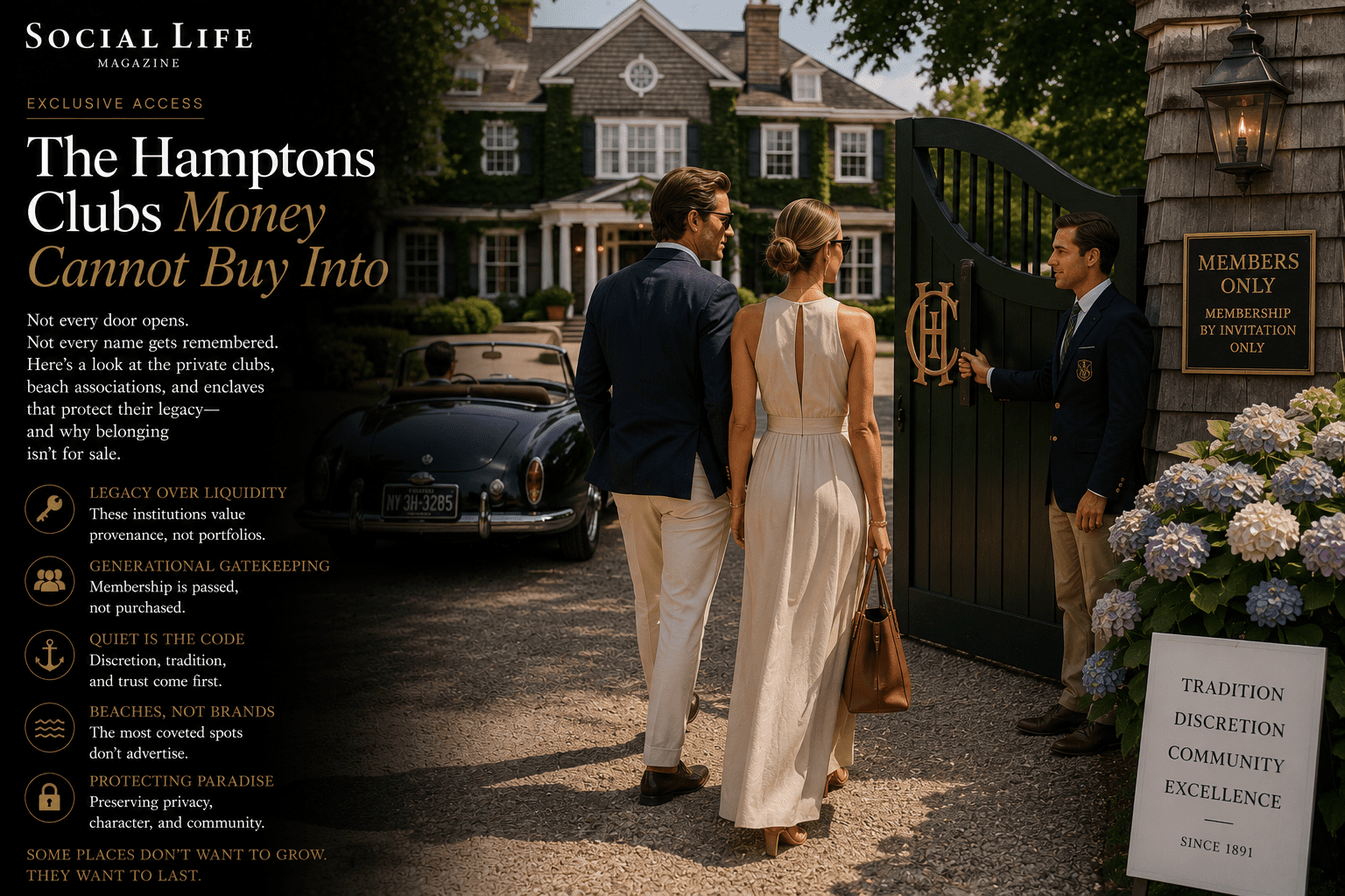 The Hamptons Clubs Money Cannot Buy Into